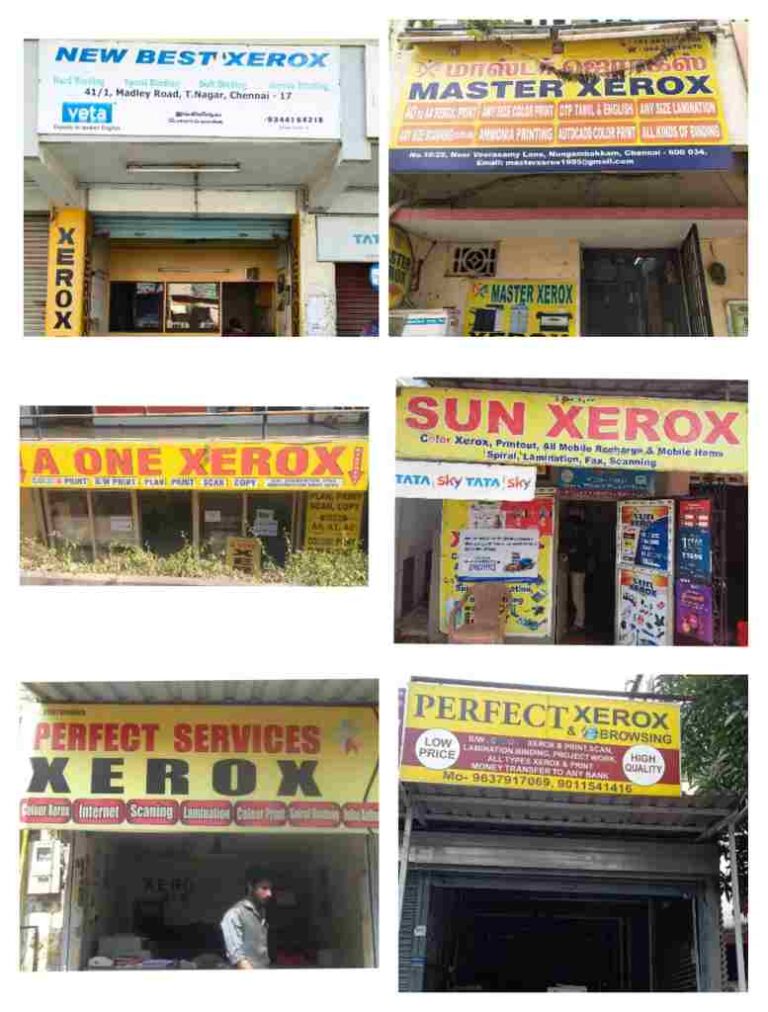 222+ Xerox Shop Name Ideas