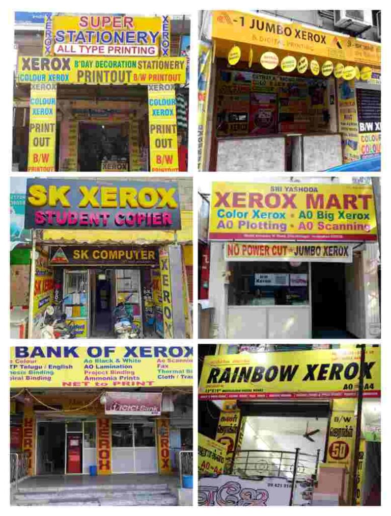 222+ Xerox Shop Name Ideas